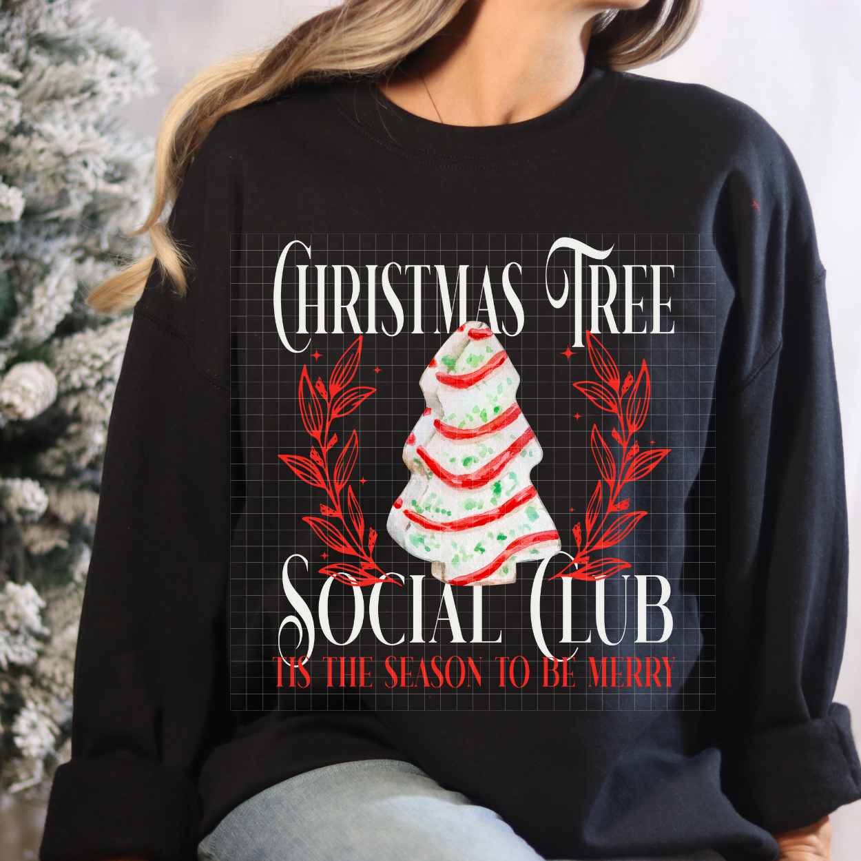 CHRISTMAS TREE SOCIAL CLUB - DTF TRANSFER – Our Little Tribe Transfers